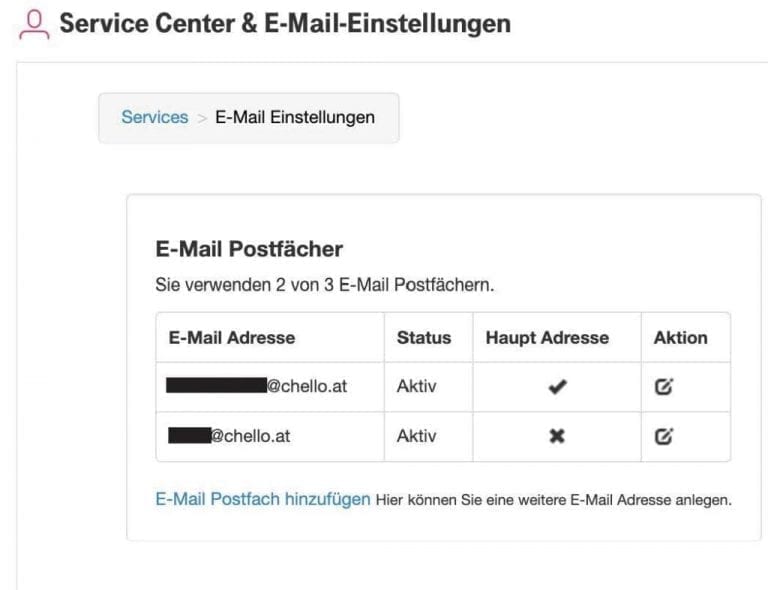 Anleitung: Magenta E-Mail Nebenkonto erstellen – Michael Liendl