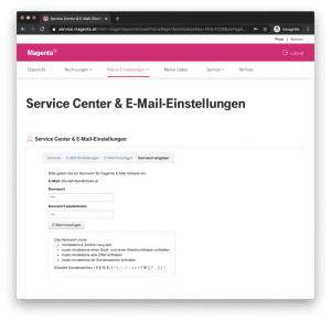 Anleitung: Magenta E-Mail Nebenkonto erstellen – Michael Liendl